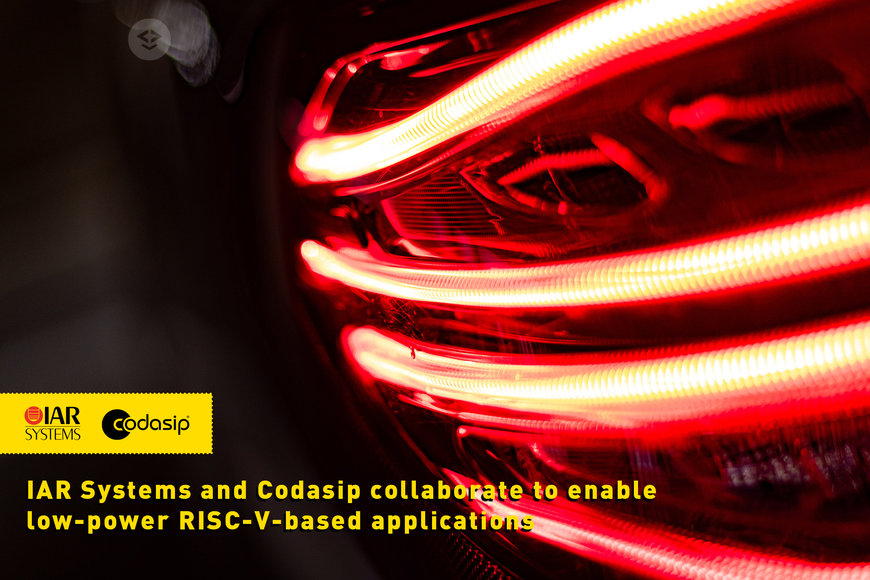 Iar Systems And Codasip Collaborate To Enable Low Power Risc V Based